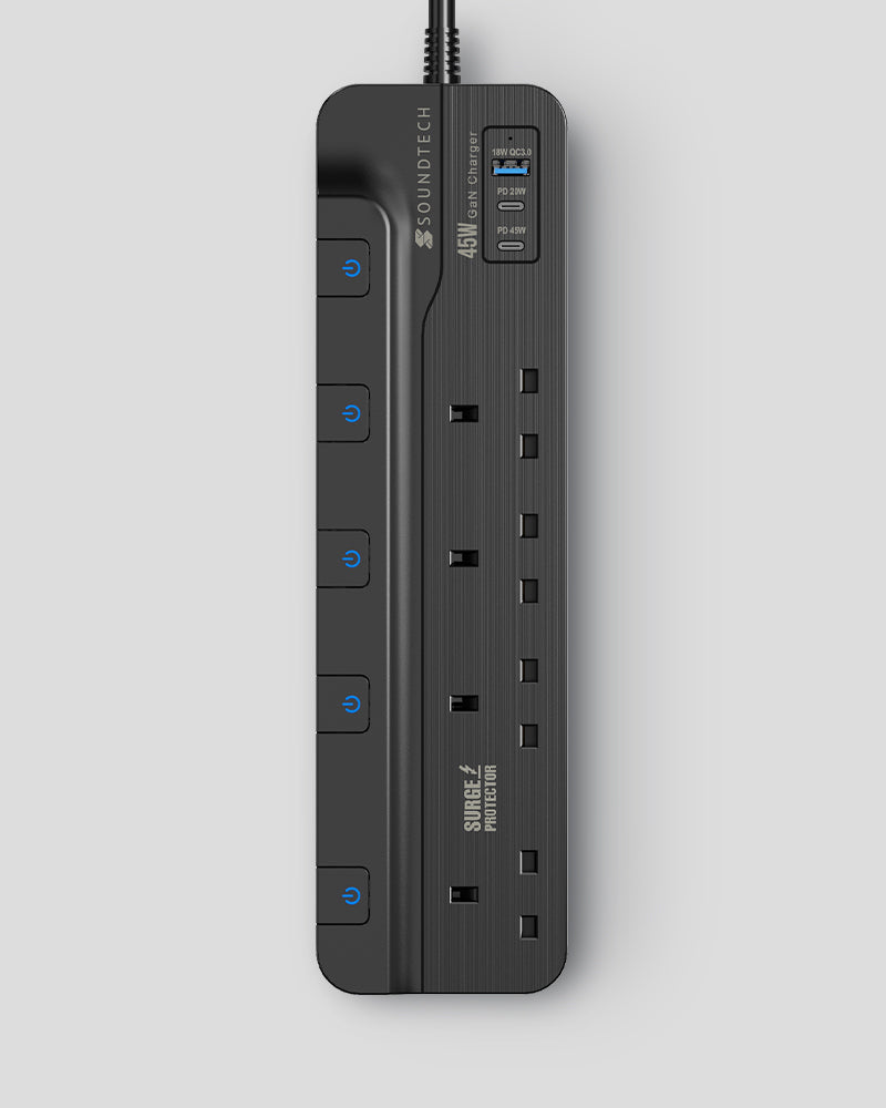 Extension Socket With USB – SOUNDTECH