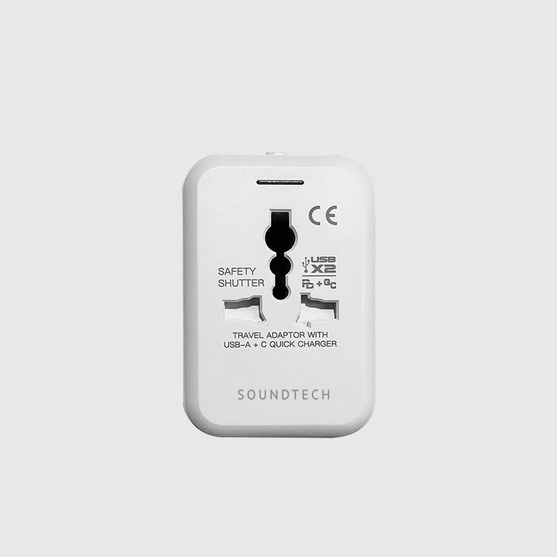 Travel Adaptor 20W - USB-A+C Quick Charger | Soundteoh Electronic ...